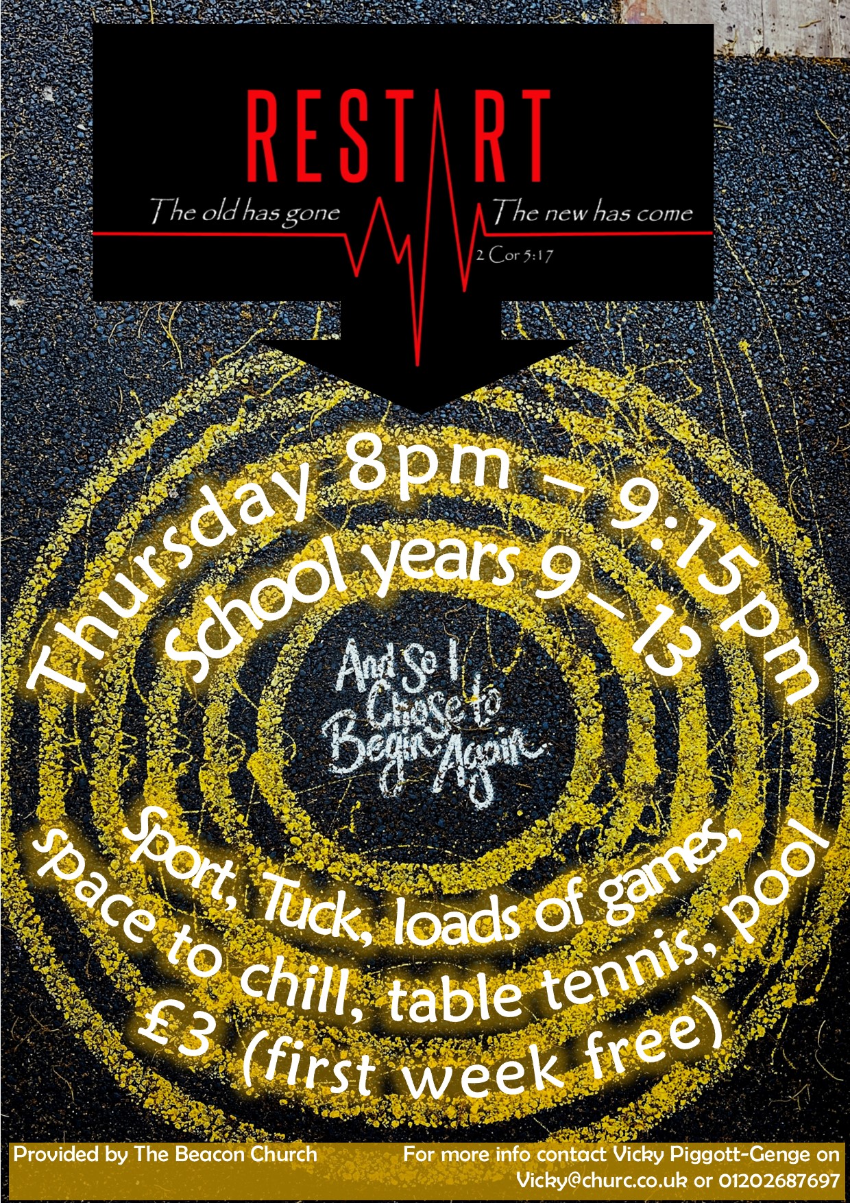 Restart Poster – The Beacon Church